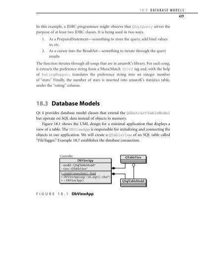Chapter 18 Qt Sql Classe