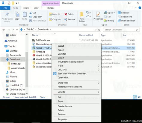 Add Extract Context Menu Command To MSI Files