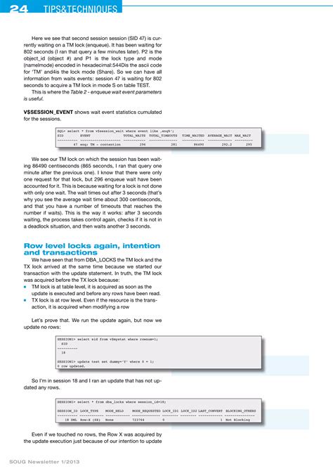 Oracle Table Lock Modes Pdf