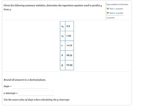 solved type numbers in the boxes given the following