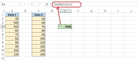 Mastering Excel Sum Function Tips And Examples For Efficient Data Calculation 6 Examples