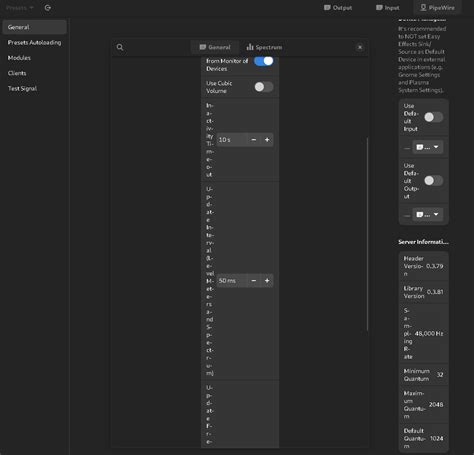 Easyeffects Pipewire Tab Display Issue R Pipewire