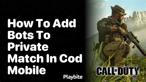 How To Add Bots To A Private Match In Cod Mobile Playbite
