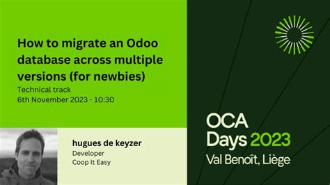 Virginie Dewulf On Linkedin Openupgrade Odoo Oca Ocadays Ocadays2023