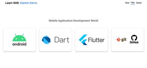 Github Alamin Karnoportfolio Site This Is A Flutter Application