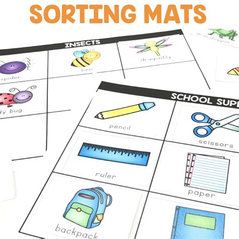 Sorting Mats Center Education To The Core