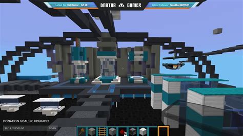 Minecraft Scifi Spaceship Build Part 3 Youtube