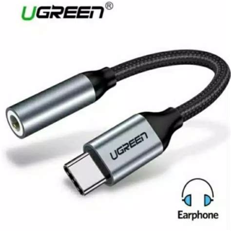 Jual Ugreen Converter Type C Ke Jack Aux Mm Audio Adapter Konektor Kab Bekasi Vista Acc