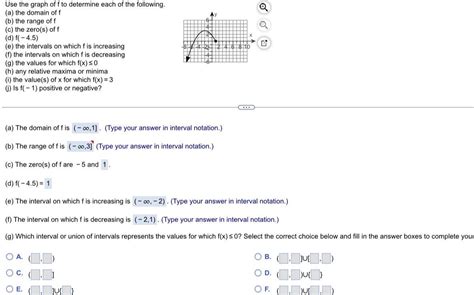 [answered] use the graph of f to determine each of the following a the