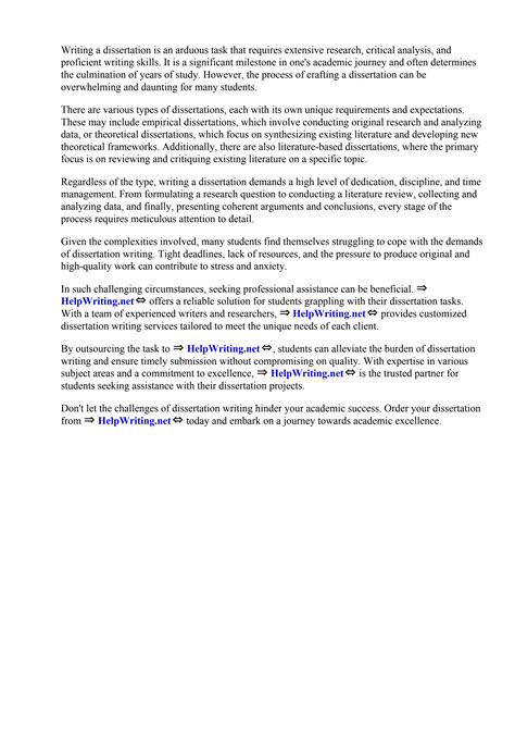 Different Dissertation Types By Jennifer Stanley Issuu