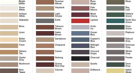 Tec Accucolor Grout Color Chart