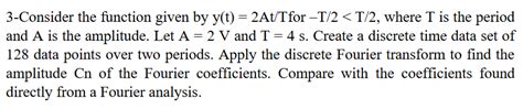 Solved 3 Consider The Function Given By Y T 2At Tfor Chegg Com