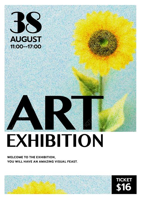 Art Exhibition Promotional Flyer Impressionism Art Exhibition Poster