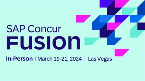 Sap Concur Fusion 2024 Registration
