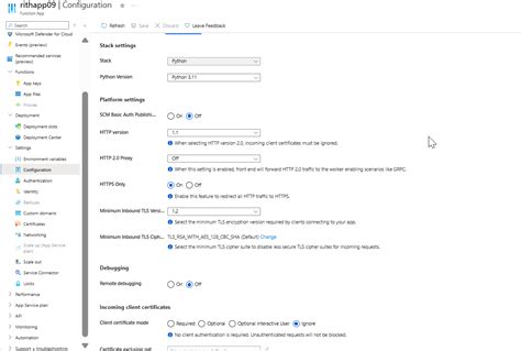 Azure Function App Python Encountered An Error Internalservererror