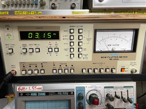 Wow And Flutter Meter Tape Cassette Reel To Reel Turntable Etc For