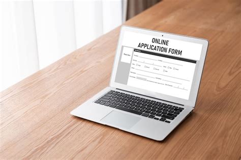 Premium Photo Online Application Form For Modish Registration On The