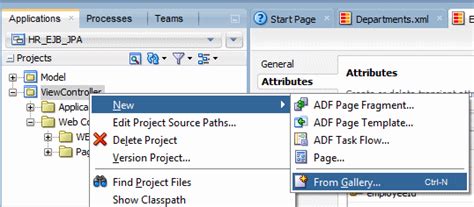 Oracle Jdeveloper 12c 1212 Tutorials Building A Web Application