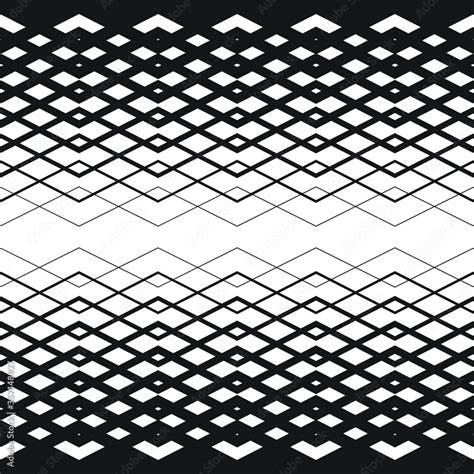 Halftone Lines Pattern Black Lines On White Background Zigzag Unless Pattern Stock Vector
