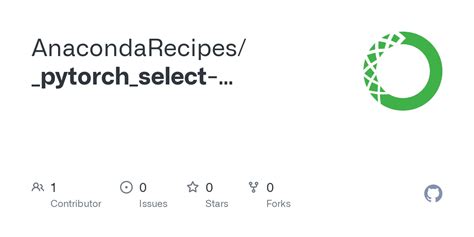 Github Anacondarecipespytorchselect Feedstock