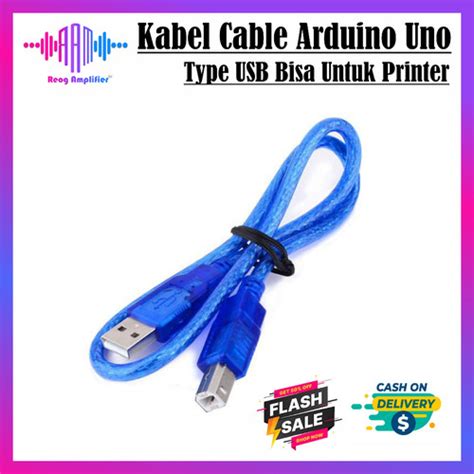 Jual Kabel Cable Arduino Uno Tipe Type Usb B Bisa Untuk Printer Kab Ponorogo Reog Amplifier