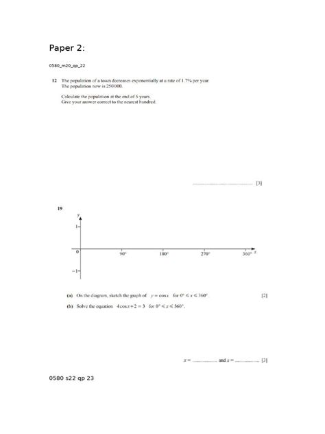 igcse math pdf