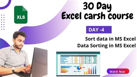 Sort Data In Excel Data Sorting In Ms Excel Youtube