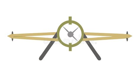 Abstract Compass Cross Directional Icon Vector Design Generative Ai