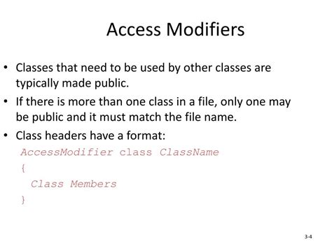 Ppt Access Modifiers Encapsulation And Datahiding Constructors