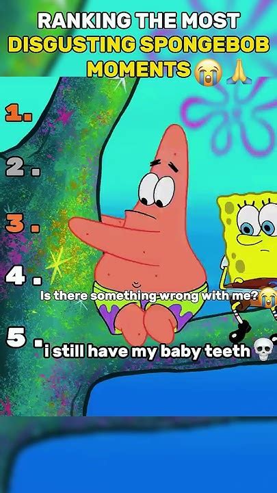 Ranking The Most Disgusting Spongebob Moments 🤢🍍 Shorts Viralshorts Fyp Youtube