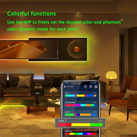 SPI LED Controller WiFi APP RF Remote Control 2 Output