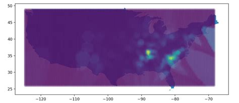 Python 3x Trimming Data From List To Fit In A Specific Shape Such As A Geodataframe Map