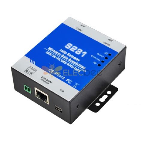 Wireless Data Acquisition System Lora Gateway Support Mqtt Modbus 4g With Ethernet Rs485 Iot