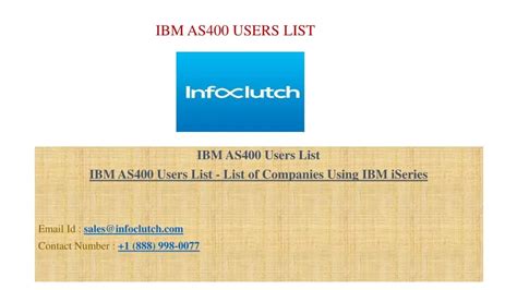 ppt ibm as400 users list powerpoint presentation free download id