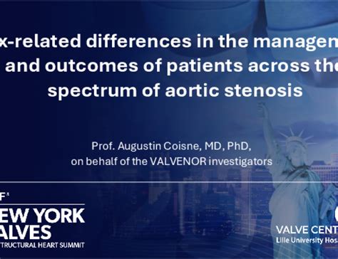Sex Related Differences In The Management And Outcomes Of Patients Across The Spectrum Of Aortic