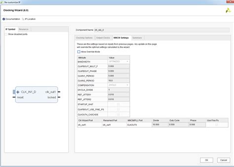 Vivado Clockingwizard Ip配置vivado Clocking Wizard Csdn博客