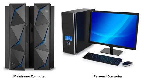 mainframe computer vs personal computer 11 key differences