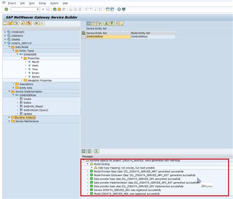 SAP ABAP Central Display Messages In ODATA Header Response While Success And Update And Usage