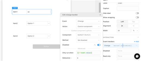 Is It Possible To Make A Button Disable When Input Items Are Not Entered Queries And
