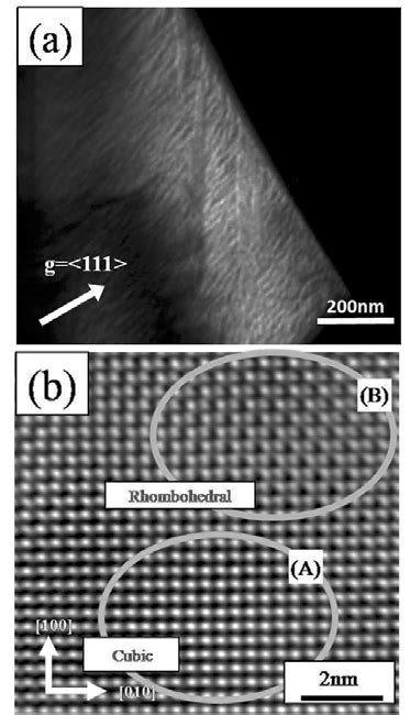 A Real Space Image Obtained By Using The 111 Diffraction Spot B