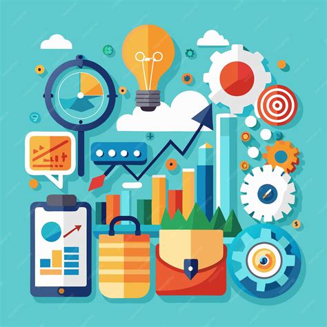 Boosting Business Growth With Innovation And Strategy Premium Ai Generated Vector