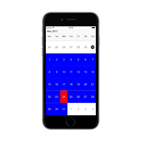 customize the monthview at xamarin ios schedule syncfusion