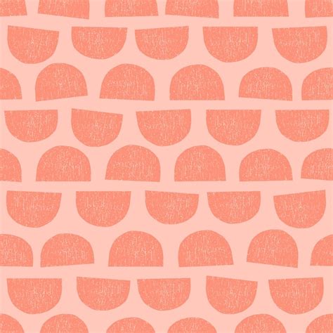 Premium Vector Pink Seamless Pattern With Geometric Shapes