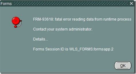 Fatal Error Reading Data From Runtime Process Techyv
