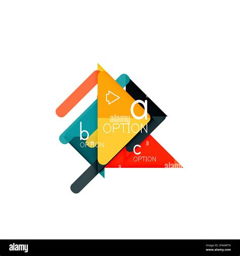 Triangle Data Visualization Design Option Infographic Layout Triangle Data Visualization