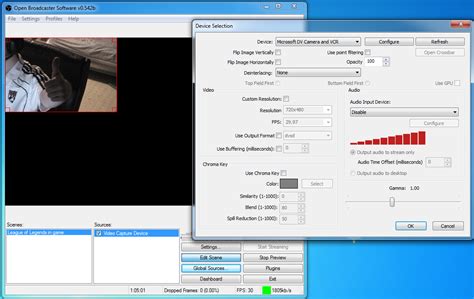 Open Broadcaster Software OBS Settings Boomstream