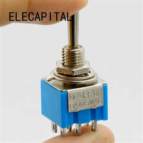 Promotion Pcs Position P T DPDT ON OFF ON Miniature Mini Toggle Switch In Switches From