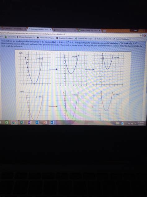 Solved Two Students Are Working To Sketch The Graph Of The Chegg Com