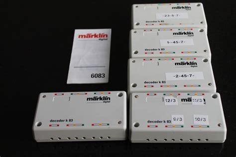 Märklin H0 6083 5x decoder K83 Catawiki