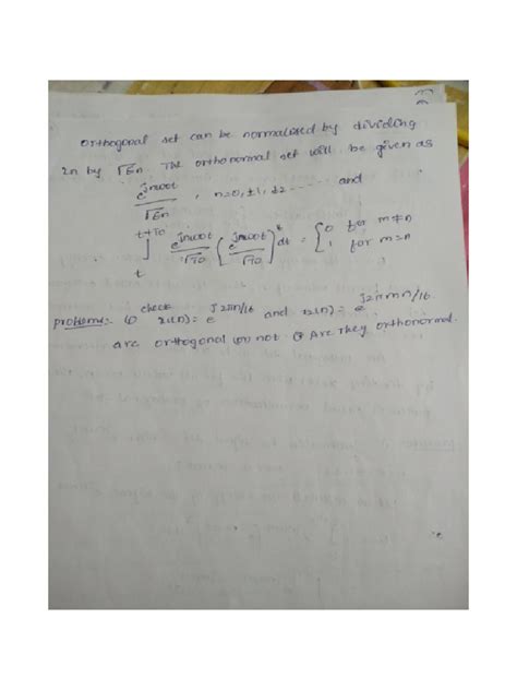 ss unit 1 orthogonality pdf